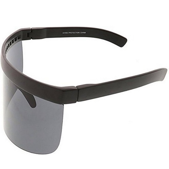 Accessories | New Futuristic Oversized Visor Sunglasses Face Shield Red ...